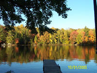 Fall view – Welcome to French Lake Resort